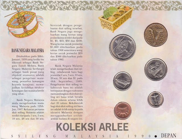 Koleksi Matawang Dan Syiling Arlee: KOLEKSI DUIT SYILING MALAYSIA