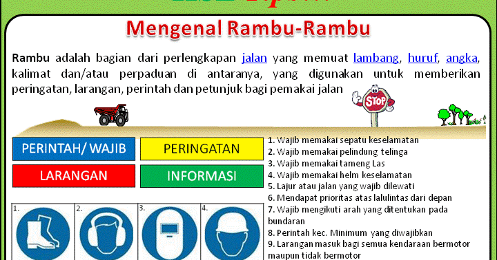 Safety Tips (Rambu/ Sign) | Health, Safety, and Environmental Tips