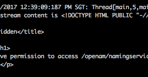 azlabs: You don't have permission to access /openam/naming service