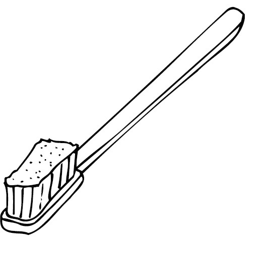 Desenhos de Escovas de Dentes para Colorir - Desenhos Para Colorir