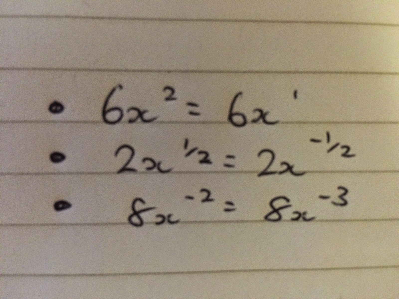 A Level Maths Tips: How to Differentiate Equations