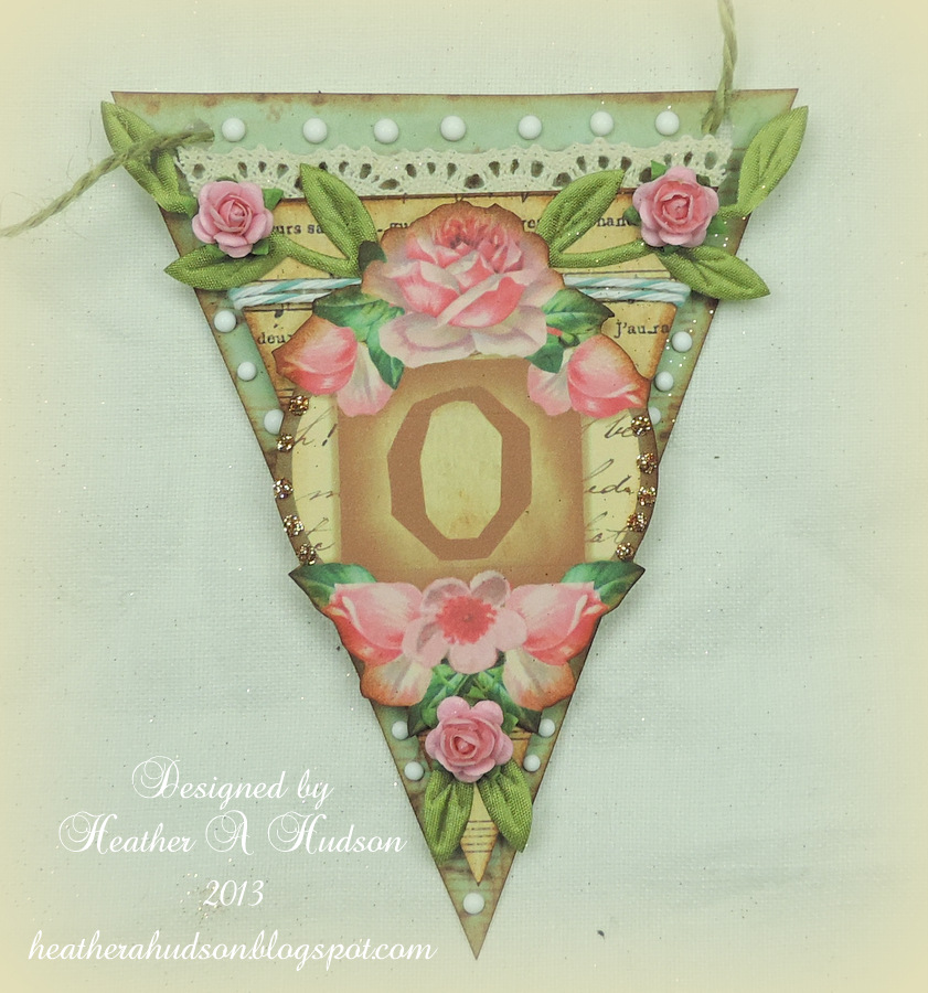 Heather A Hudson: Vintage Shabby Rose Banner Tutorial with Really ...