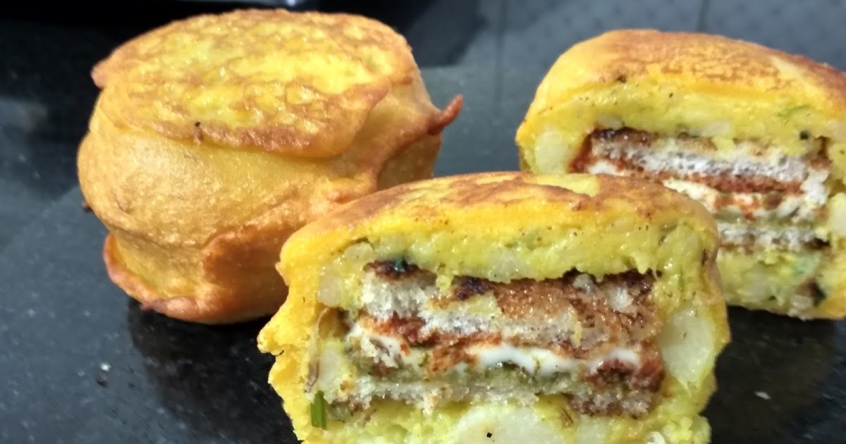 Ulta Vada Pav - Vada Pav Inside Out - Naiya's Recipes - Simple Easy ...