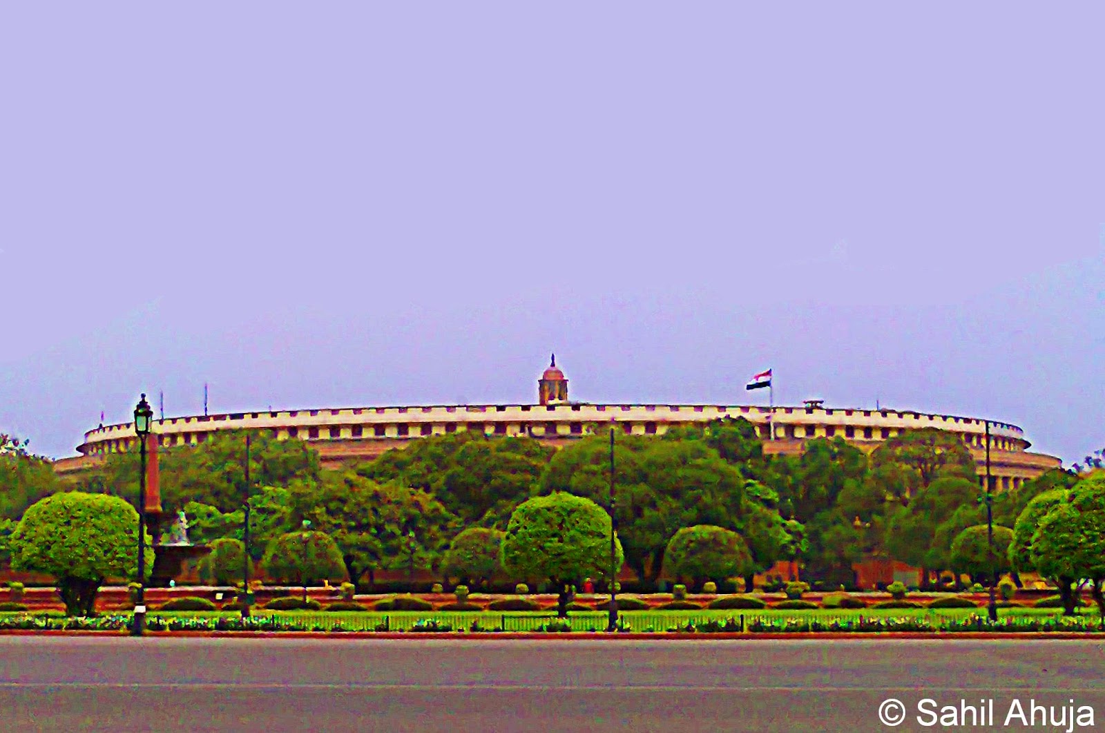Pixelated Memories: Parliament House, New Delhi