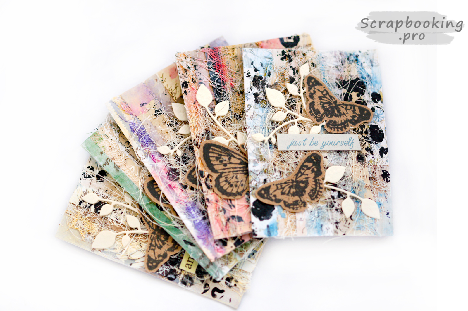 ScrapMaster: Мастер-класс по оформлению АТС с интересным фоном