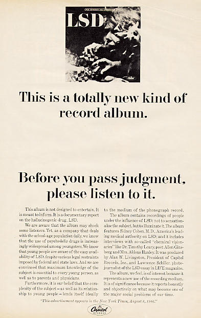 EL BLOG DE ERNESTOIDE 2: Drugstore: "LSD & Timothy Leary"