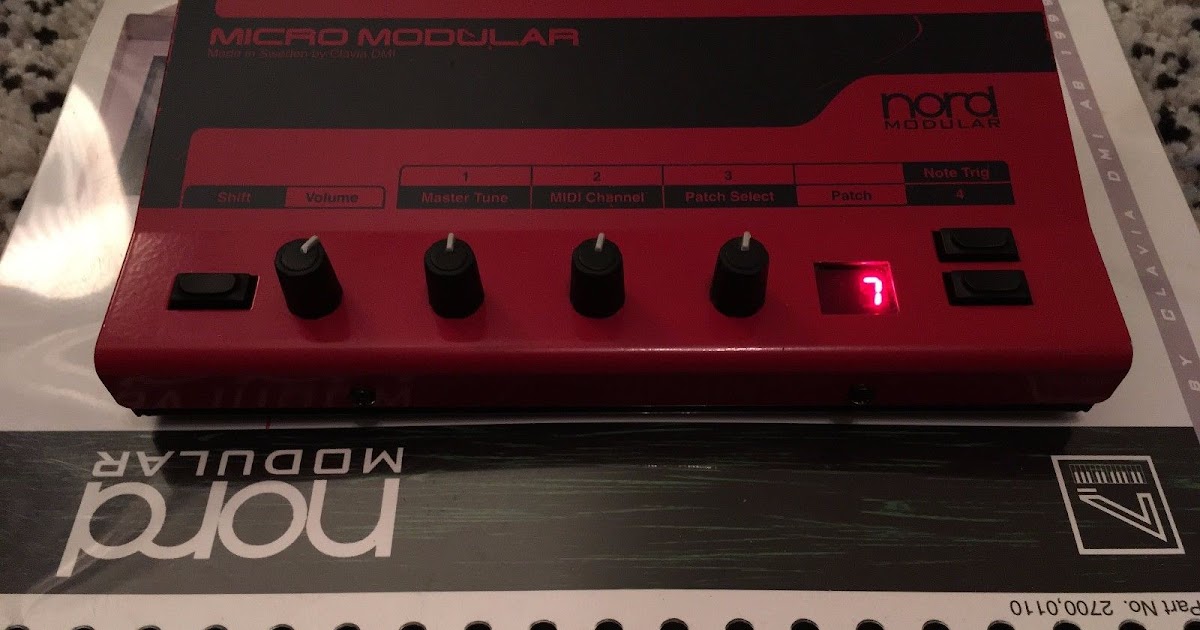 MATRIXSYNTH: Nord Micro Modular w/ Original Box + Manual - Virtual ...