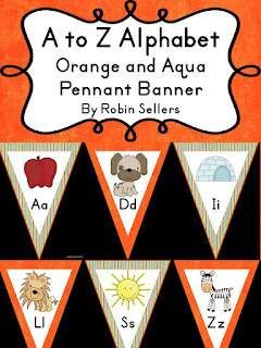 Sweet Tea Classroom: Alphabet Classroom Decor Banners Pennants and More