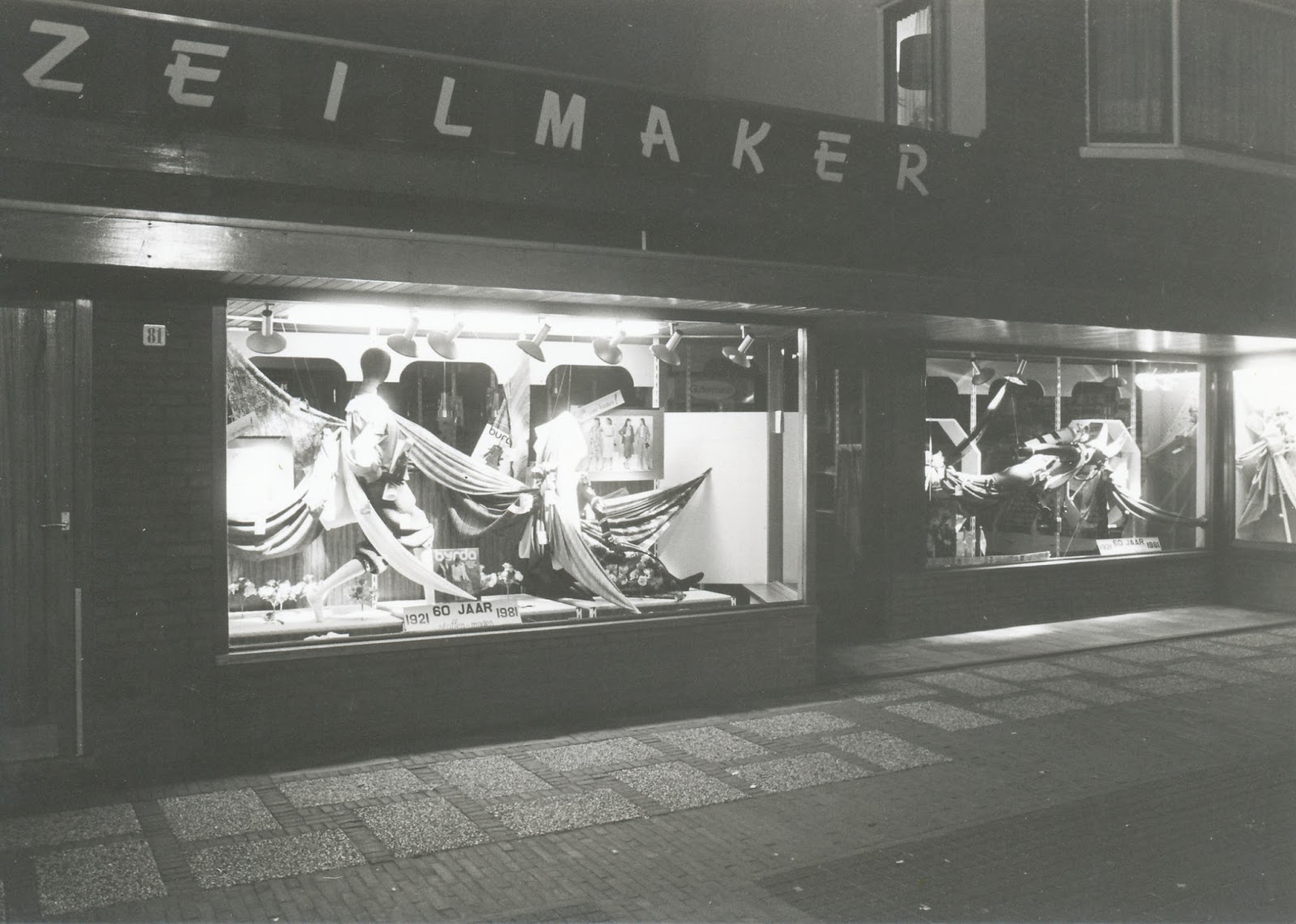 Geheugenvanbaarn.nl: Zeilmakers Stoffenwinkel Laanstraat 81