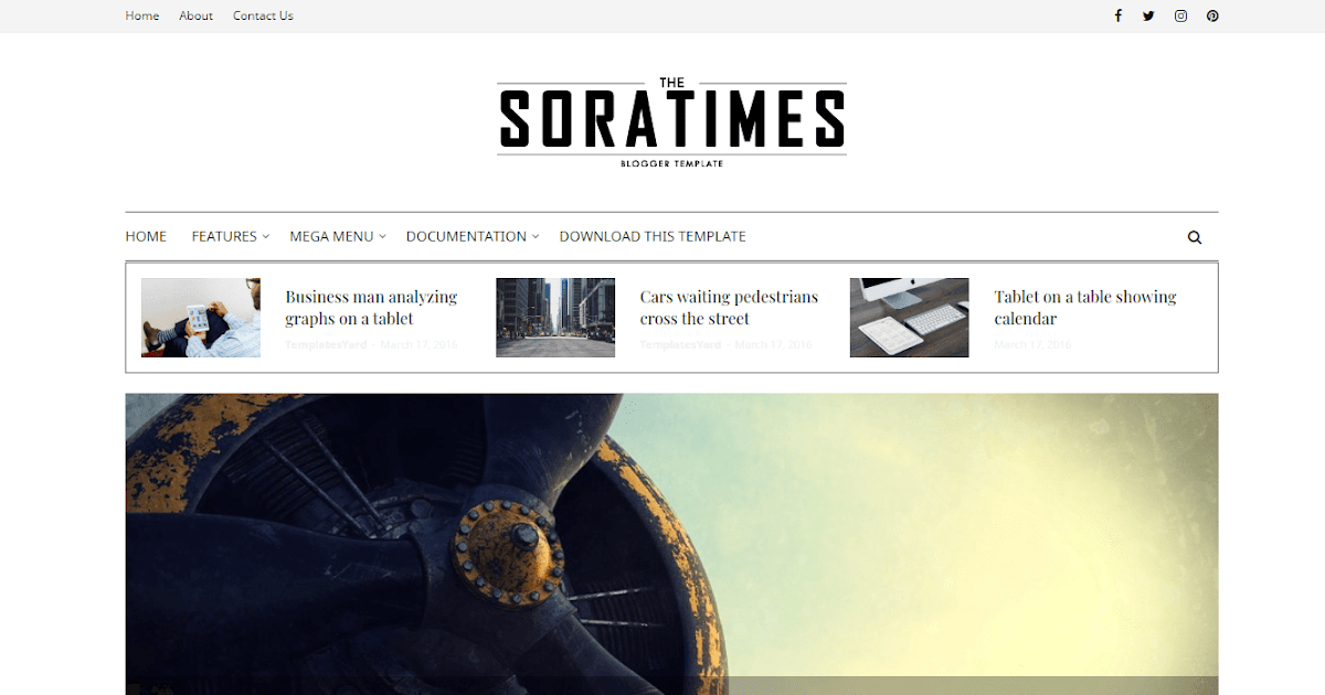 How To Setup Sora Times Blogger Template - Sora Blogging Tips