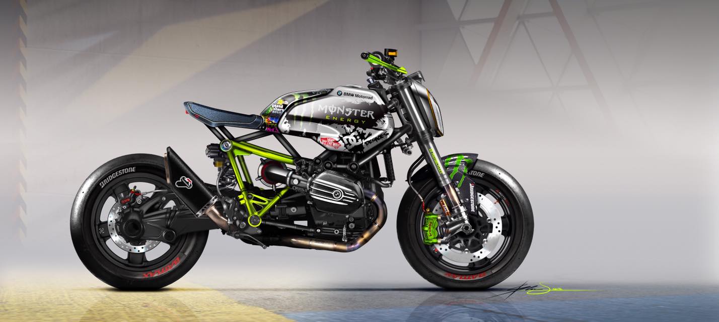 Racing Cafè: Cafè Racer Concepts - BMW R NineT Monster Energy by ER ...