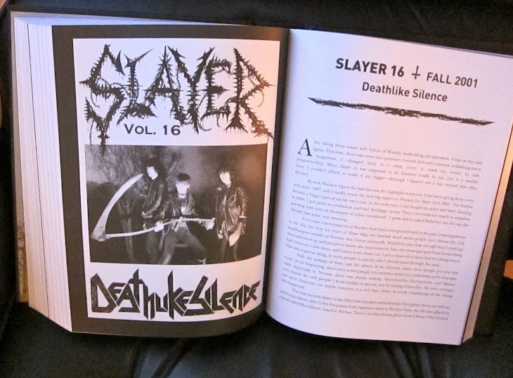 WE DARE SPEAK (A MOMENT ONLY): METALION-THE SLAYER MAG DIARIES