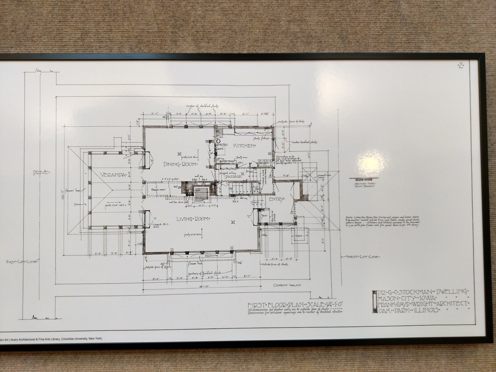 Traversing the Trails: Frank Lloyd Wright Stockman House in Mason City Iowa