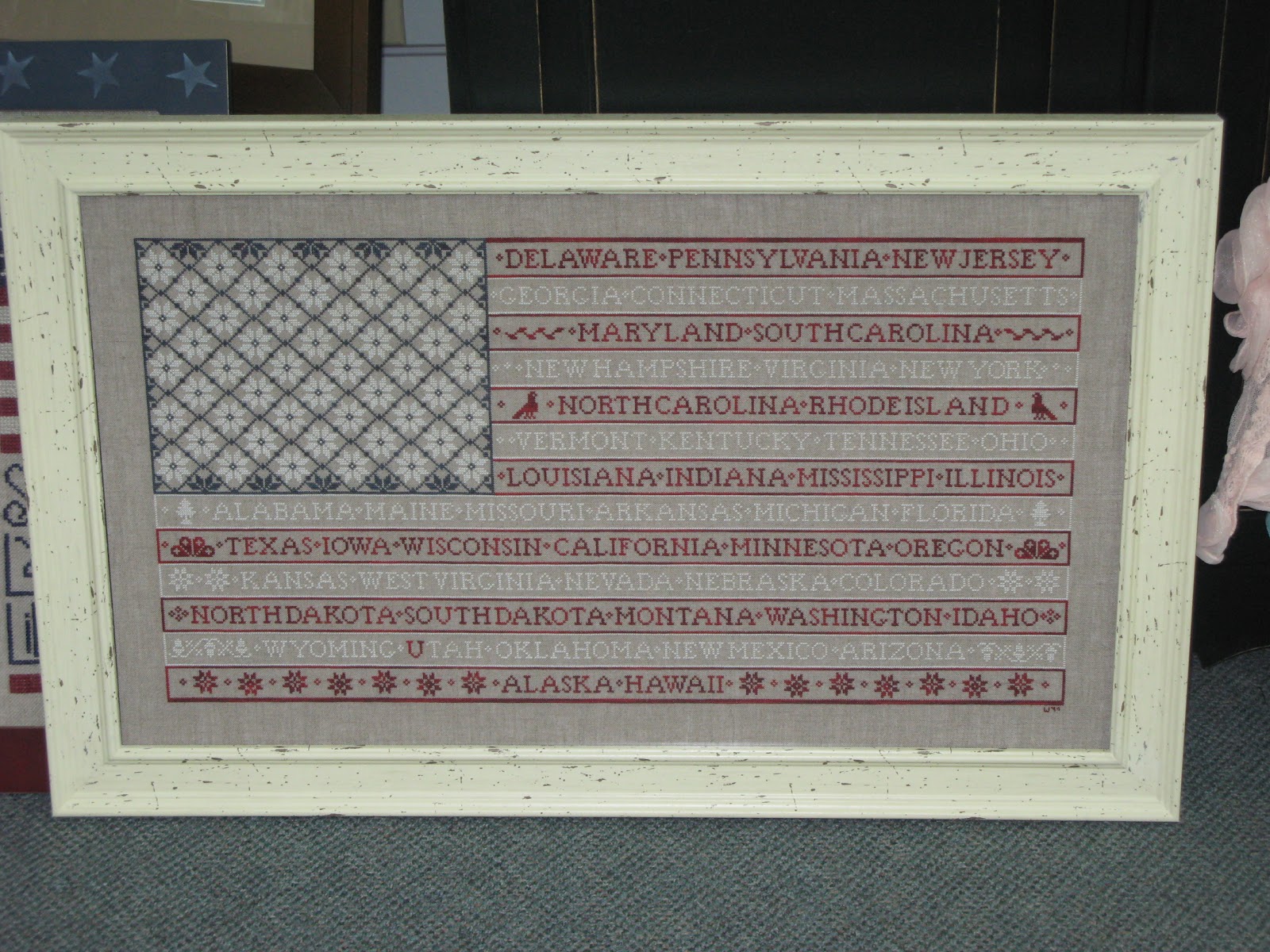 Craft Center of Fine Stitchery: Patriotic over one...