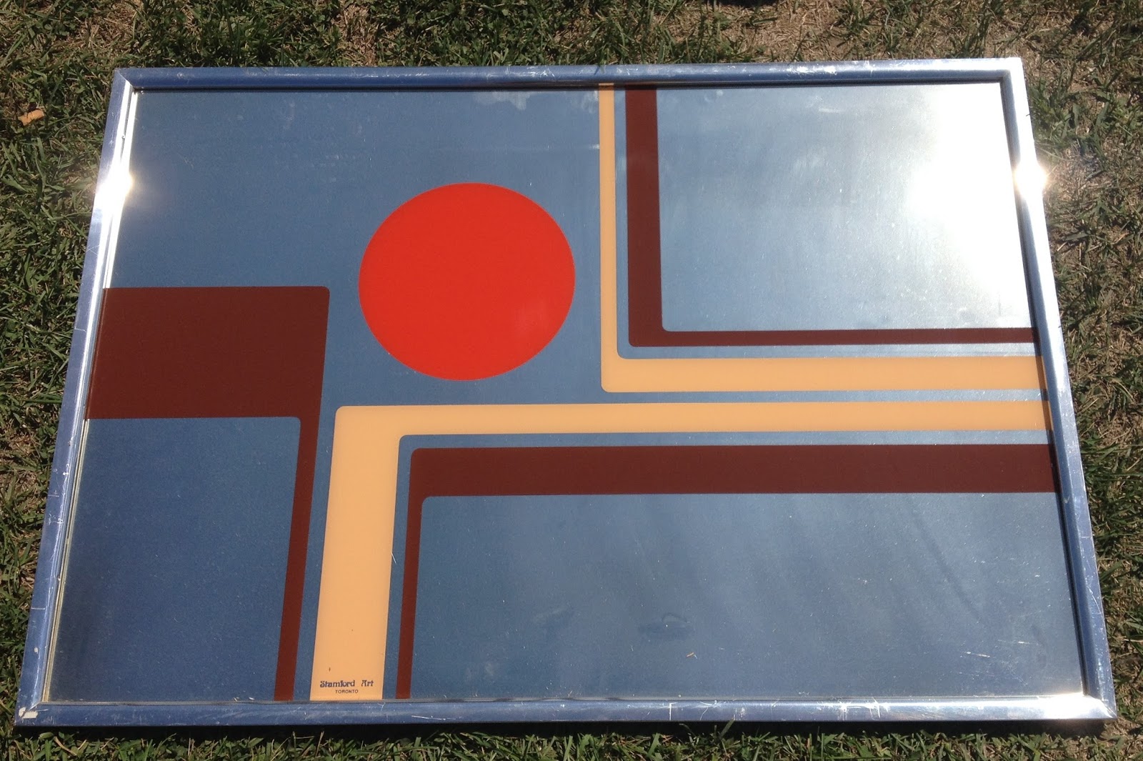 Time Capsule: NOW SOLD Vintage MOD Op ART Pop Art MIRROR Retro ...