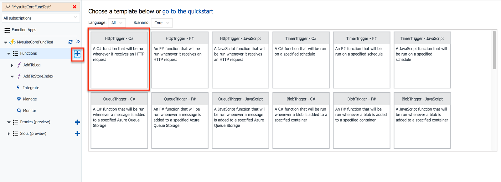 Inserting Data with Azure Functions in CosmosDB