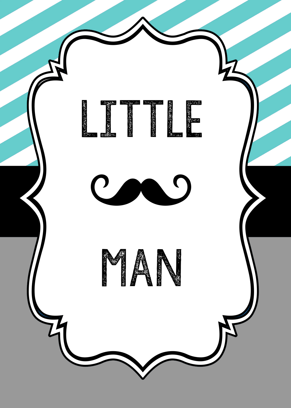 Little Man Party Free Printables