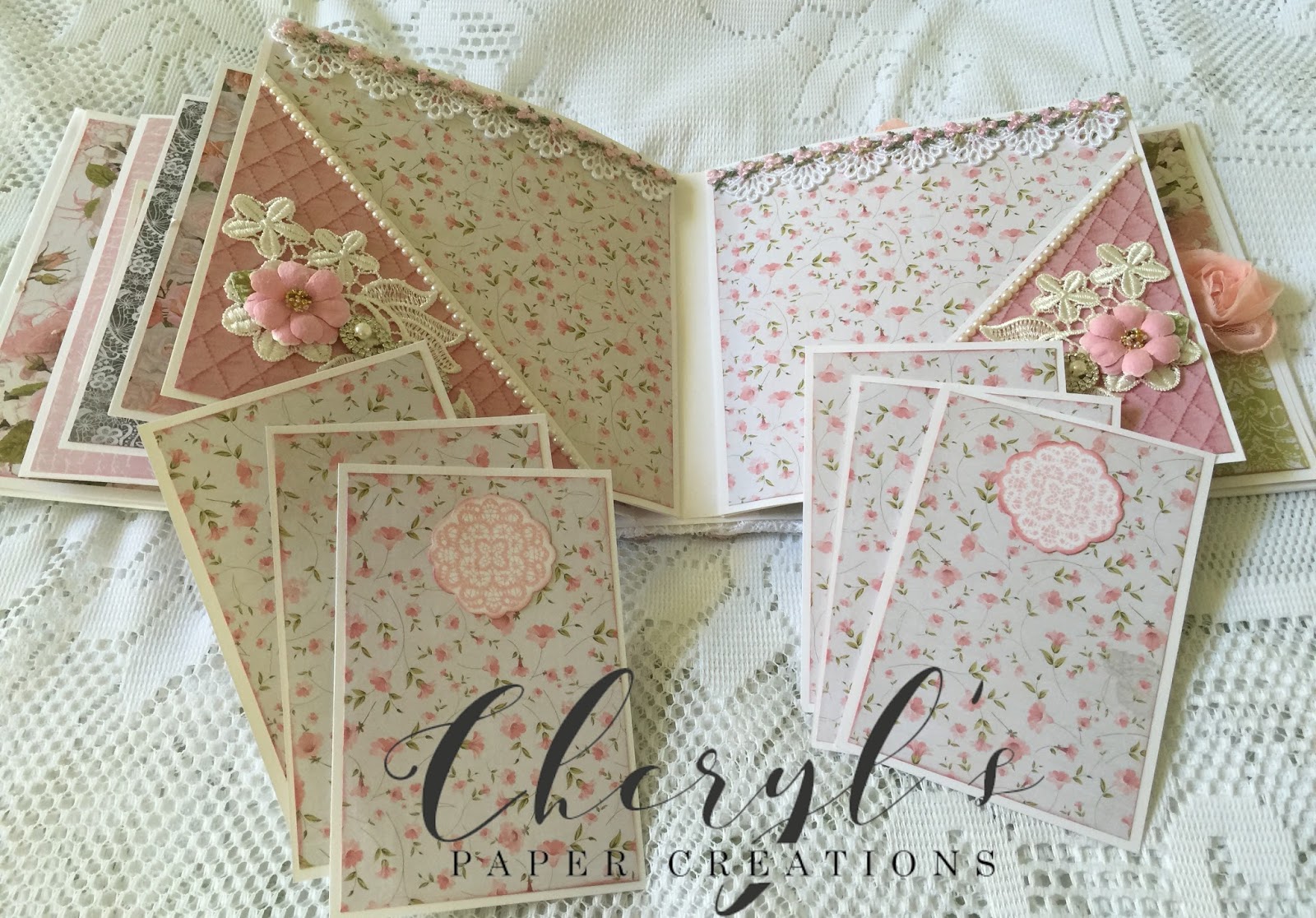 Cheryl's Paper Creations: Kaisercraft Cottage Rose Mini Album