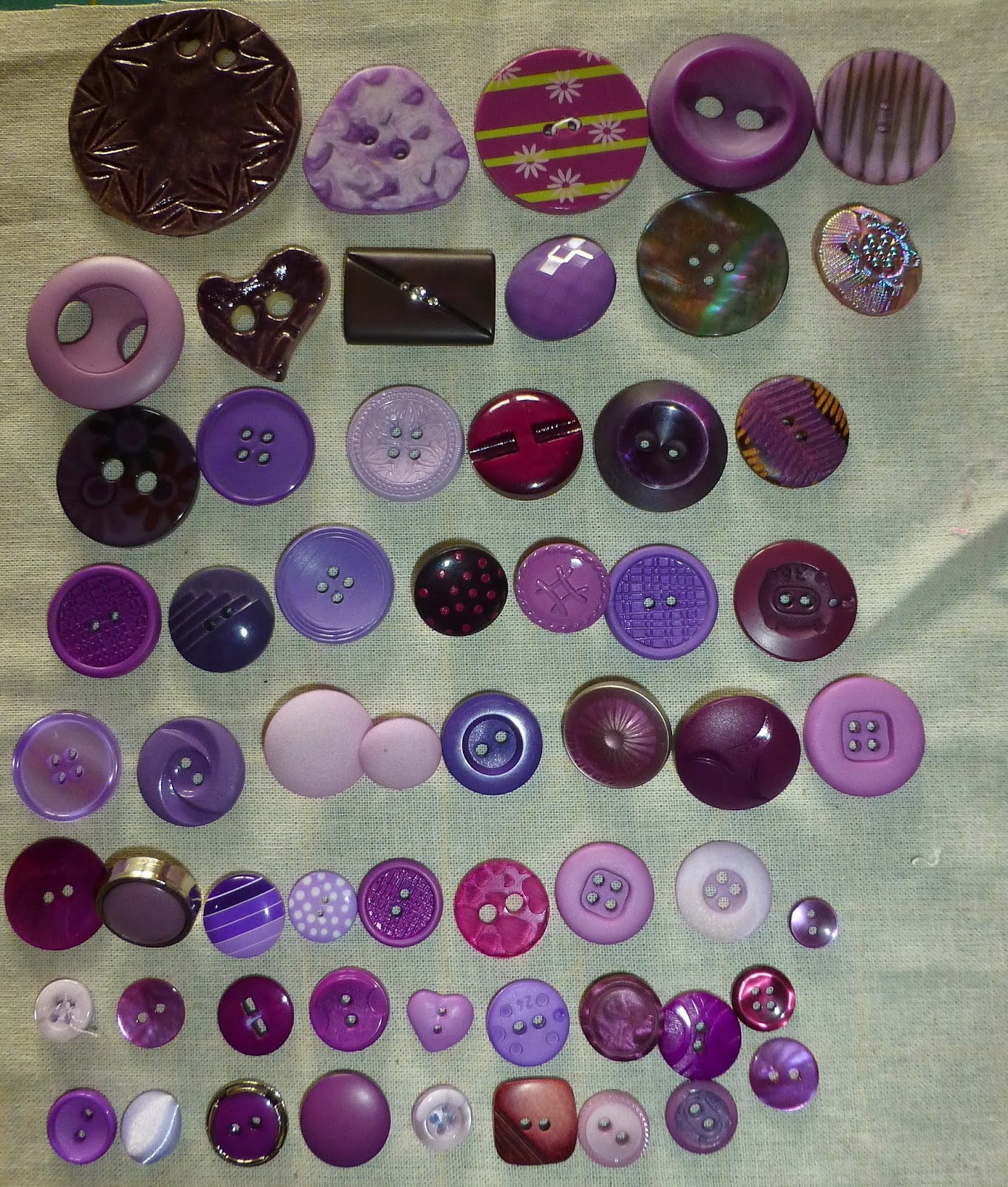 Quiltstickan: Knappsamling!