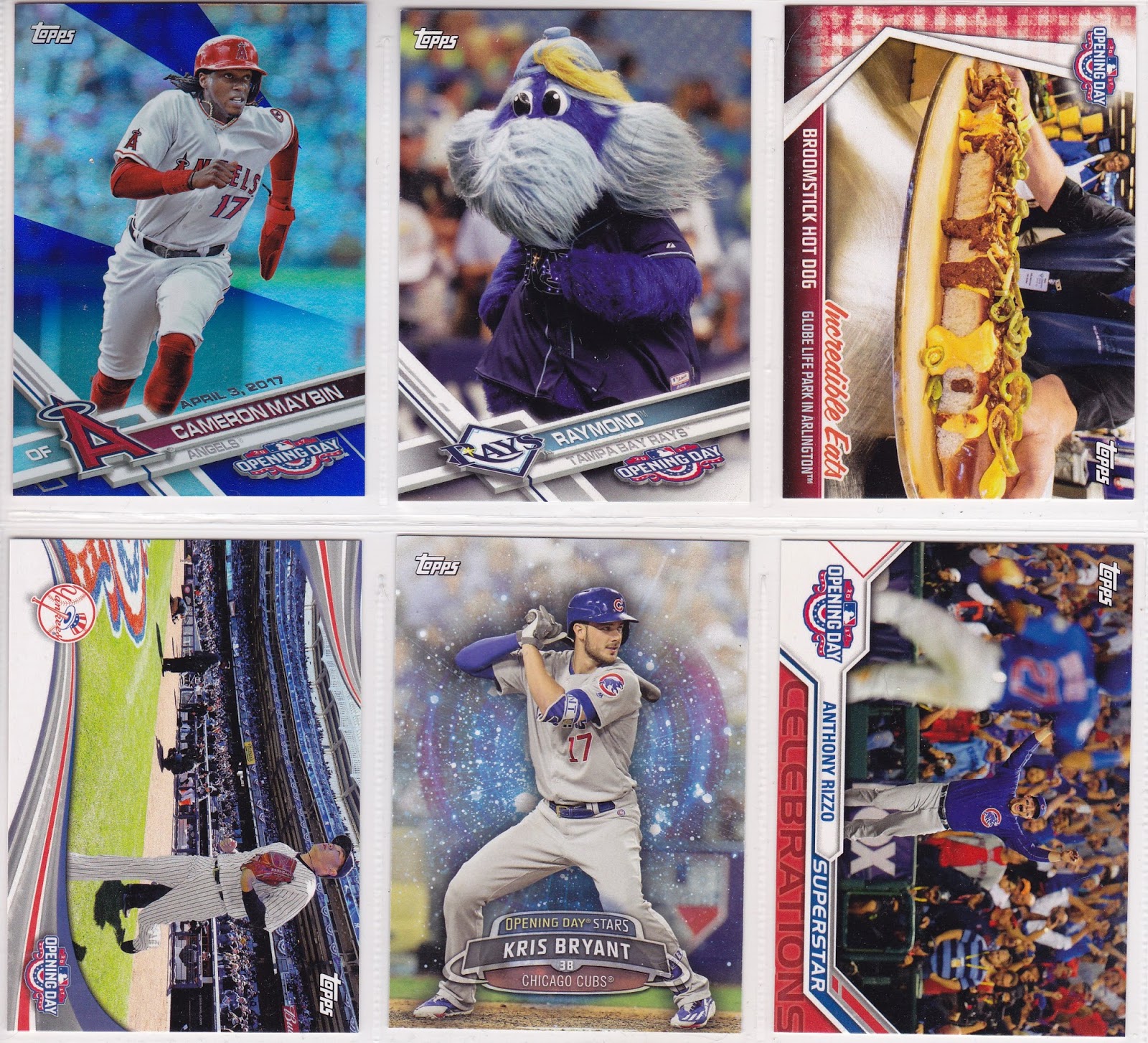2017 Topps Opening Day is a worthy kickoff to the season ~ Baseball ...