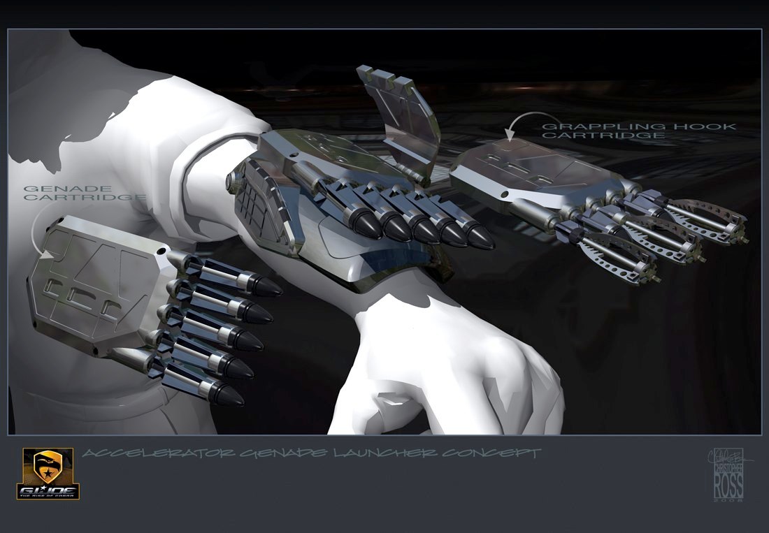 'G.I. Joe: The Rise of COBRA' Weapons Designs by Christopher S. Ross ...