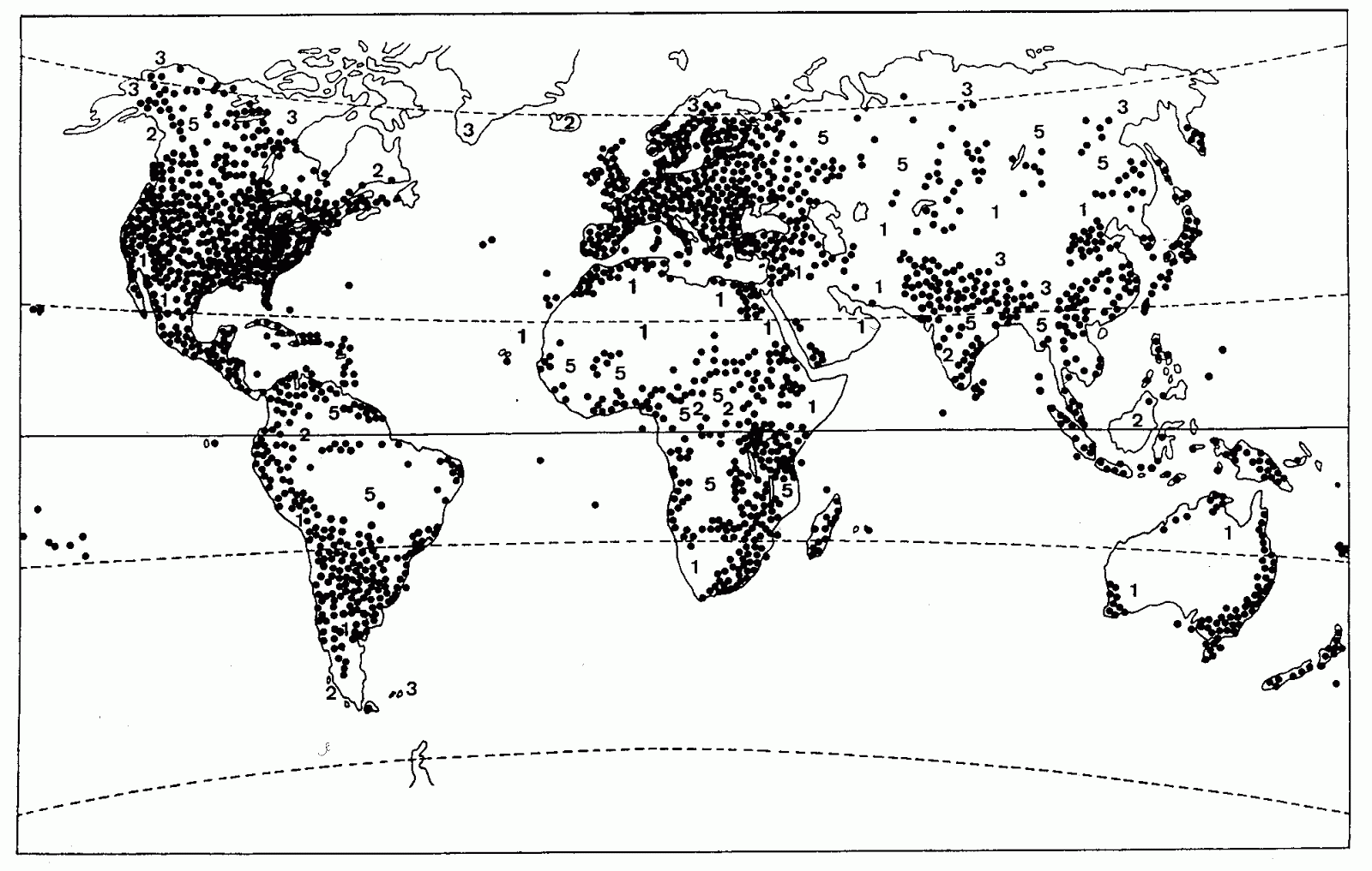 Jonathan Iler's Map Catalog: Dot Distribution Map