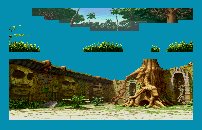 Sprite Fx: Sprite Background Plants