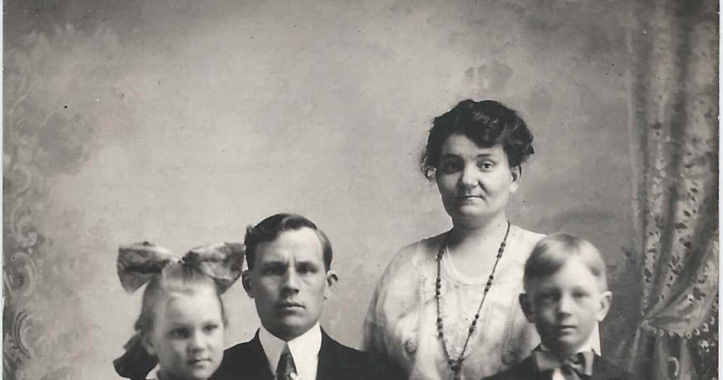 Heirlooms Reunited: Real Photo Postcard of the Lindgren Family who left ...