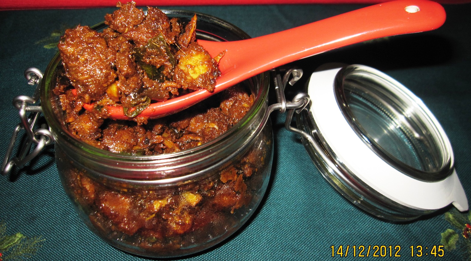 Sherly's MIcro Kitchen: Fish Achar/Meen Achar