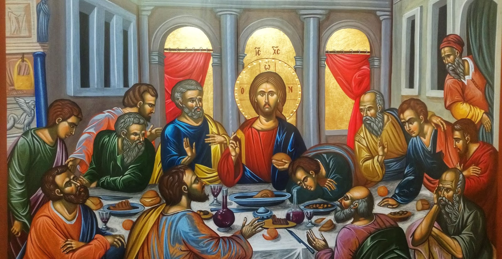 ΒΥΖΑΝΤΙΝΕΣ ΑΓΙΟΓΡΑΦΙΕΣ ΔΙΑ ΧΕΙΡΟΣ ΤΑΞΙΑΡΧΗ ΓΙΑΝΝΙΚΟΥ: Ο ΜΥΣΤΙΚΟΣ ΔΕΙΠΝΟΣ