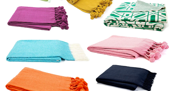 COLORFUL AND COZY | Throws Under $100