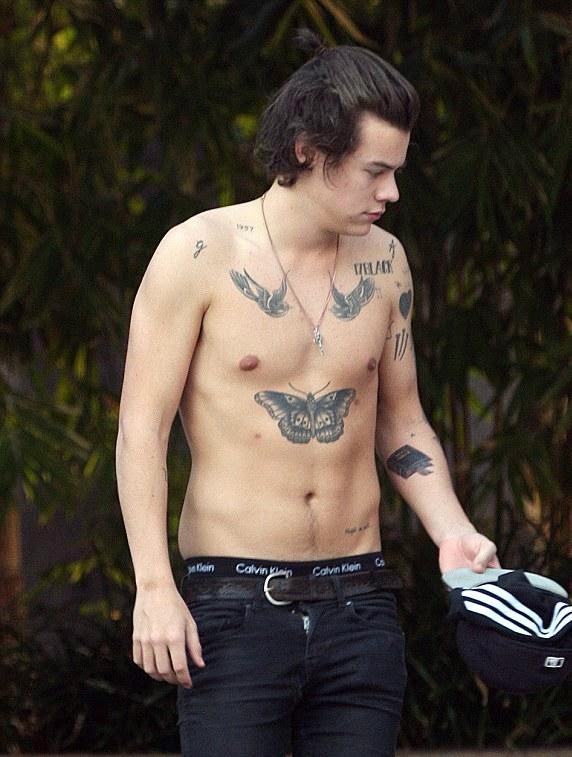 Download Harry Styles Shirtless Pictures - One Direction | Global ...