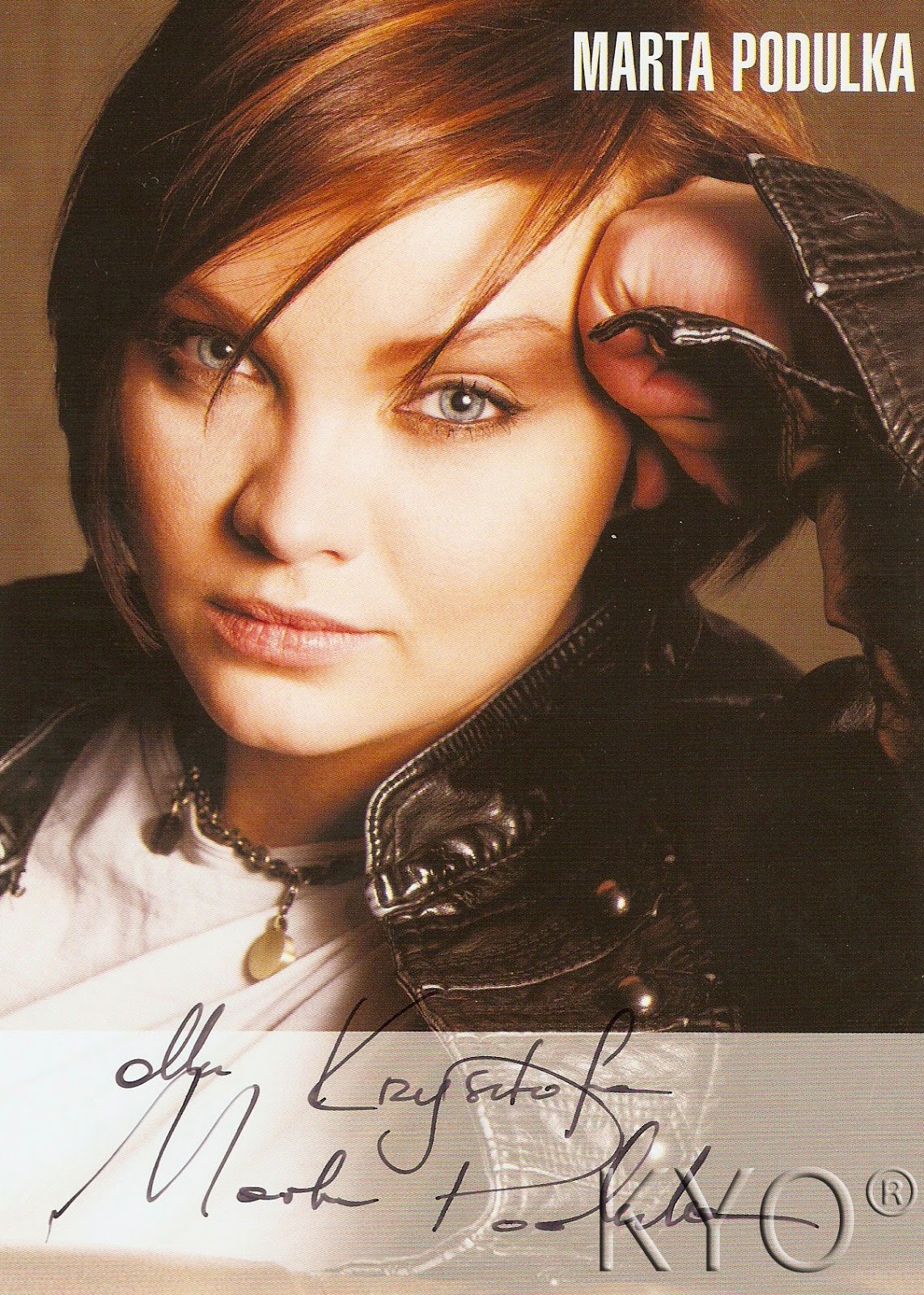 Chris Autographs: Marta Podulka