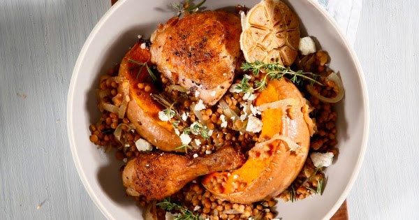 In en om die huis: Banting-braaihoender en pampoen met lensies