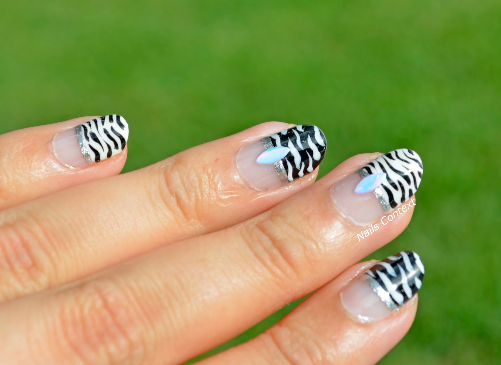 Nails Context: Zebra Nails