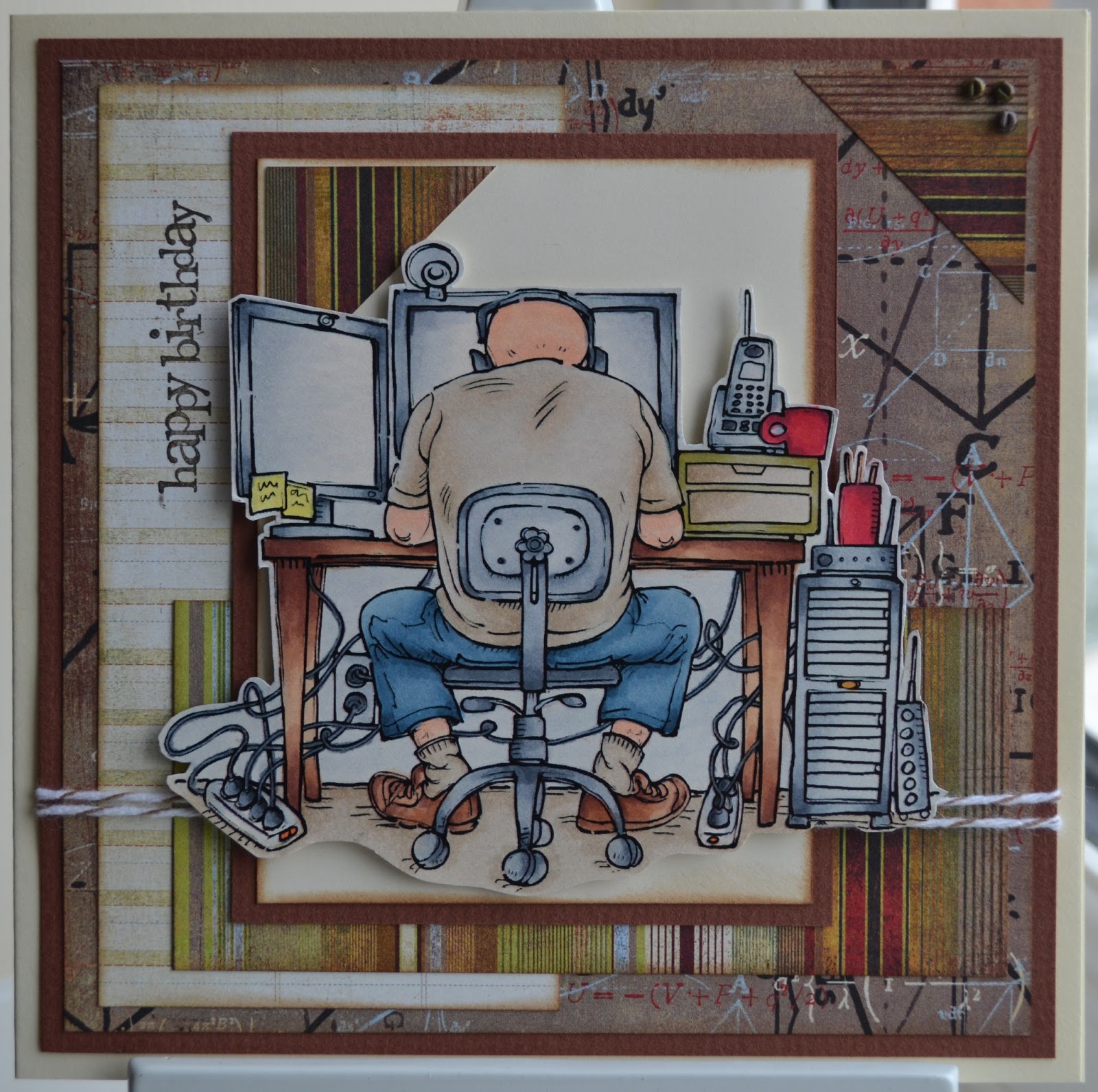 Sketch Saturday - Computer Guy! | being scrappy