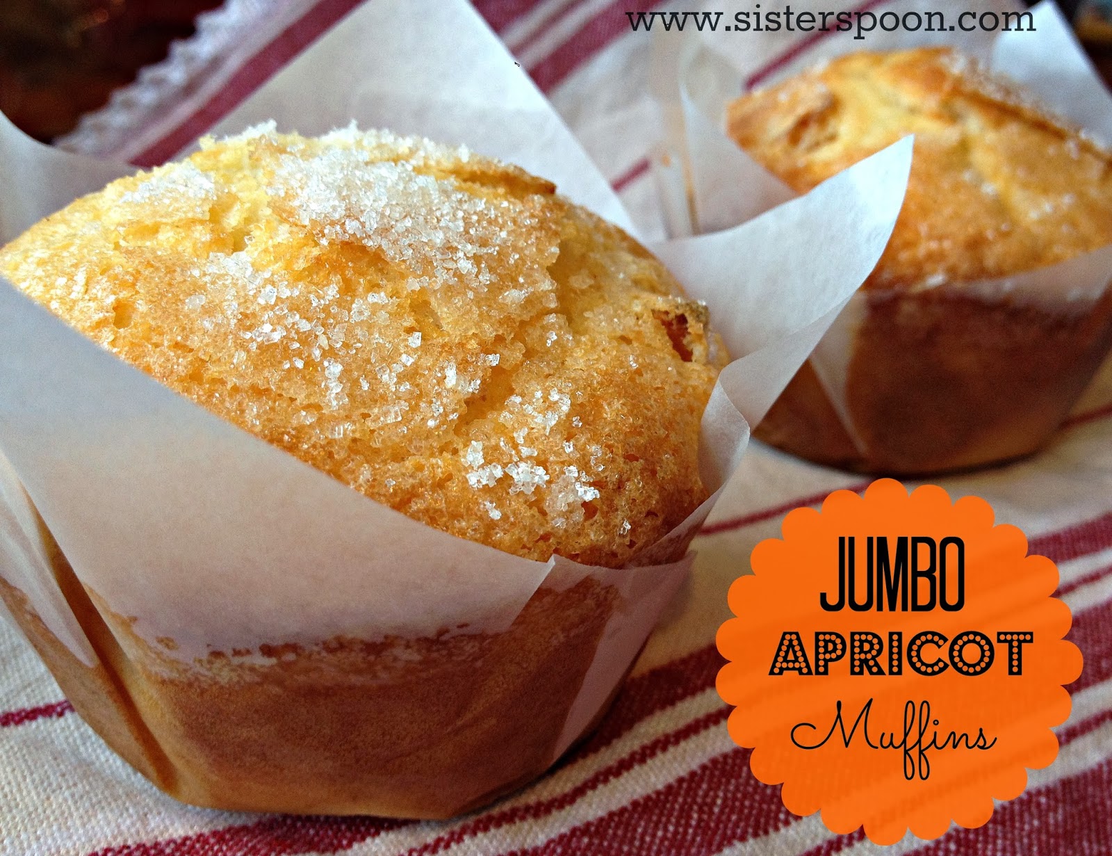 Sister Spoon: Jumbo Apricot Muffins