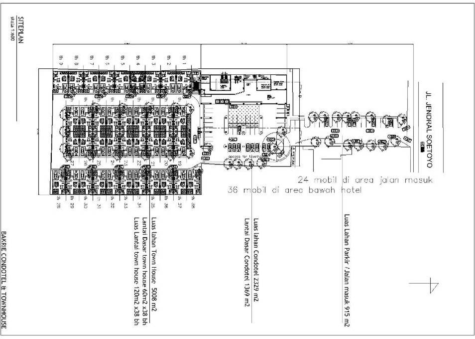 Site Plan Awana Condotel & Town House