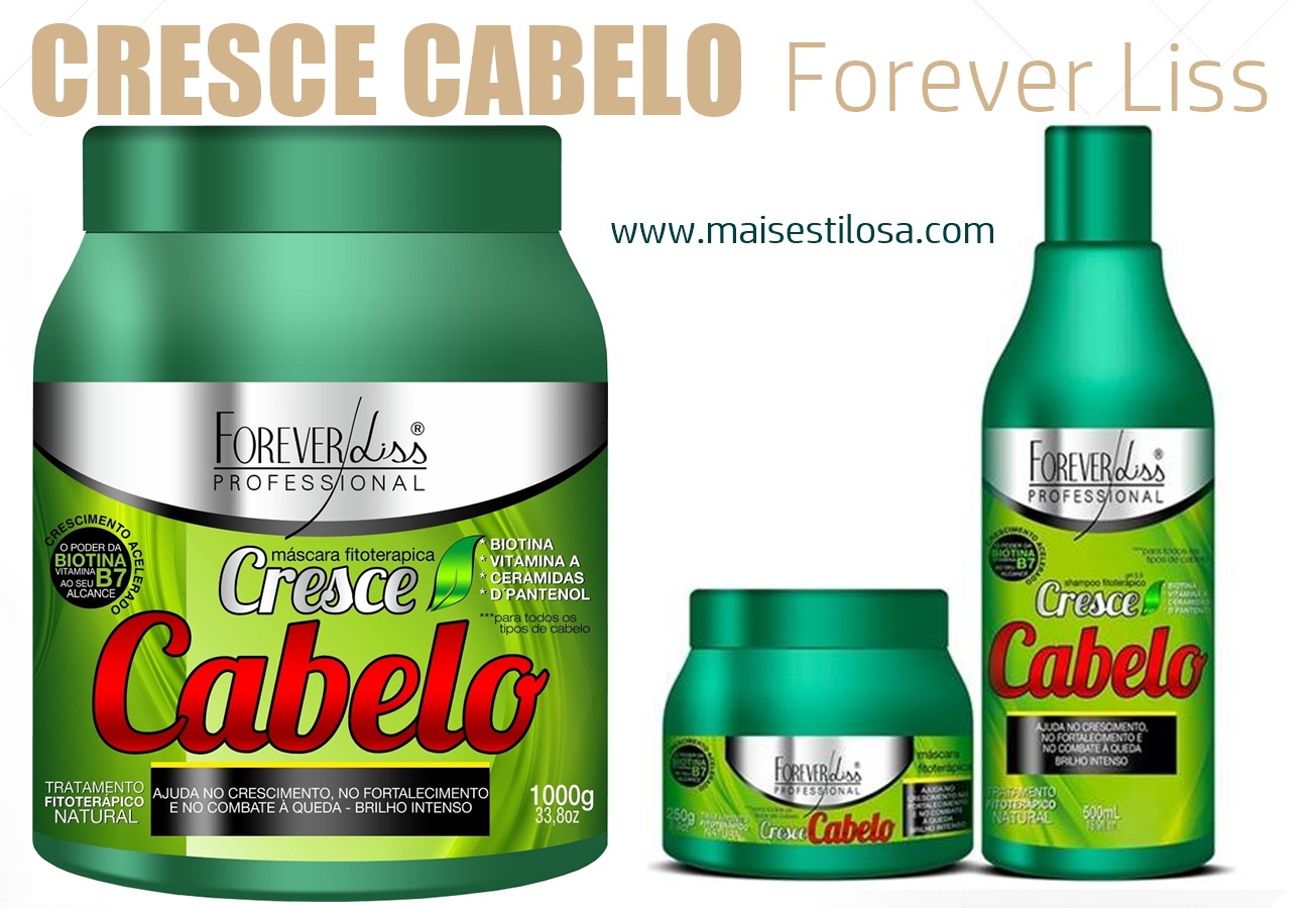 SAIBA TUDO SOBRE O KIT CRESCE CABELO DA FOREVER LISS - Mais Estilosa