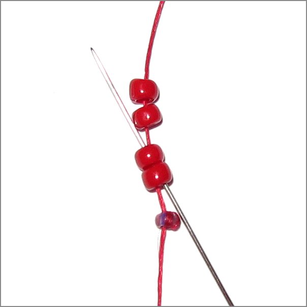 Operation Tackle That Bead Stash!: Basic Stitch Tutorial - Ladder Stitch