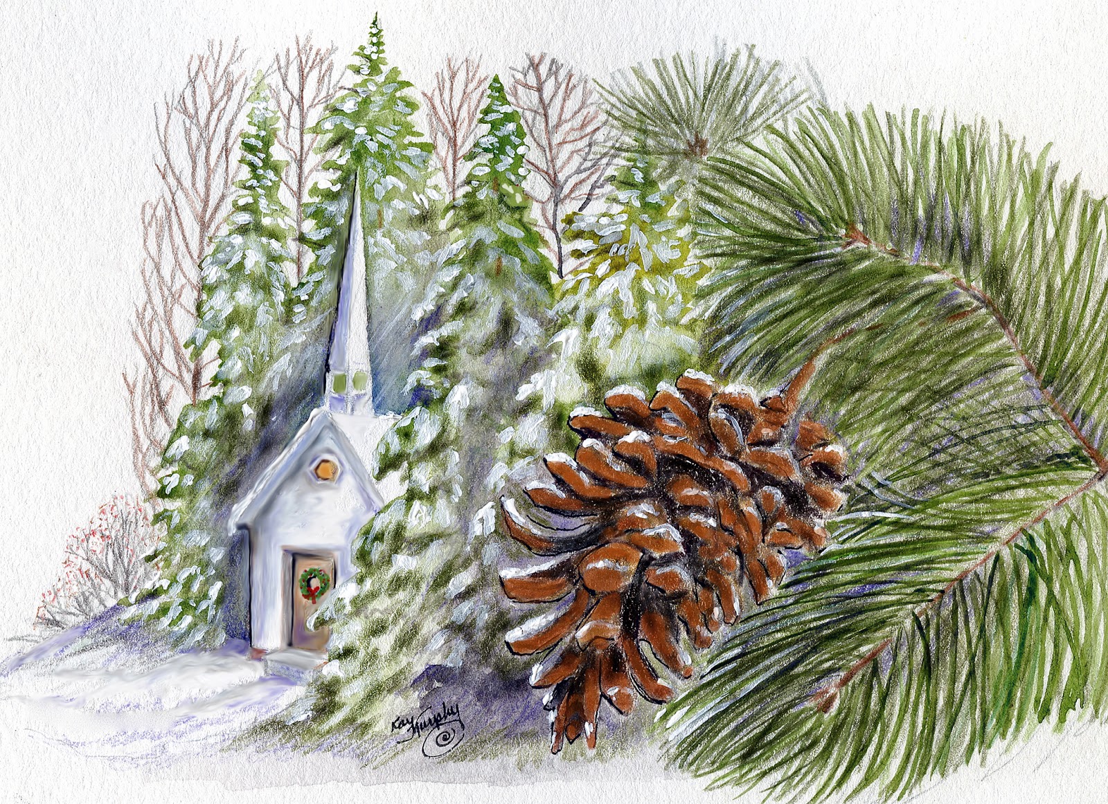 Kay Murphy's Studio Kay Murphy-Wallace:artist: New Designs for cards ...