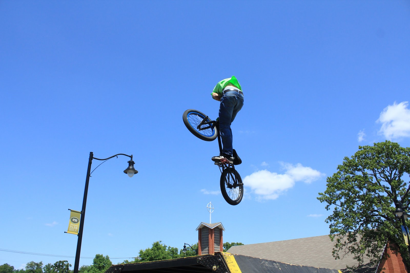 JBar Cycling: Airborne At Angry Dave's Wheels and Bikes