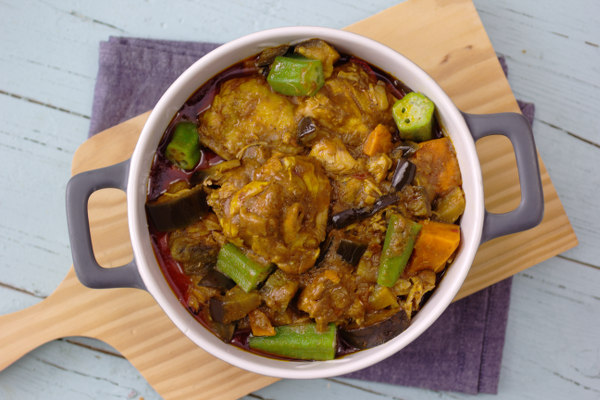 Cinco Quartos de Laranja: Moamba de galinha com batata-doce