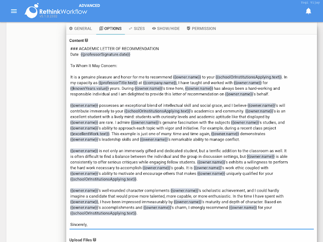 Rethink Workflow Support: Paragraph Control