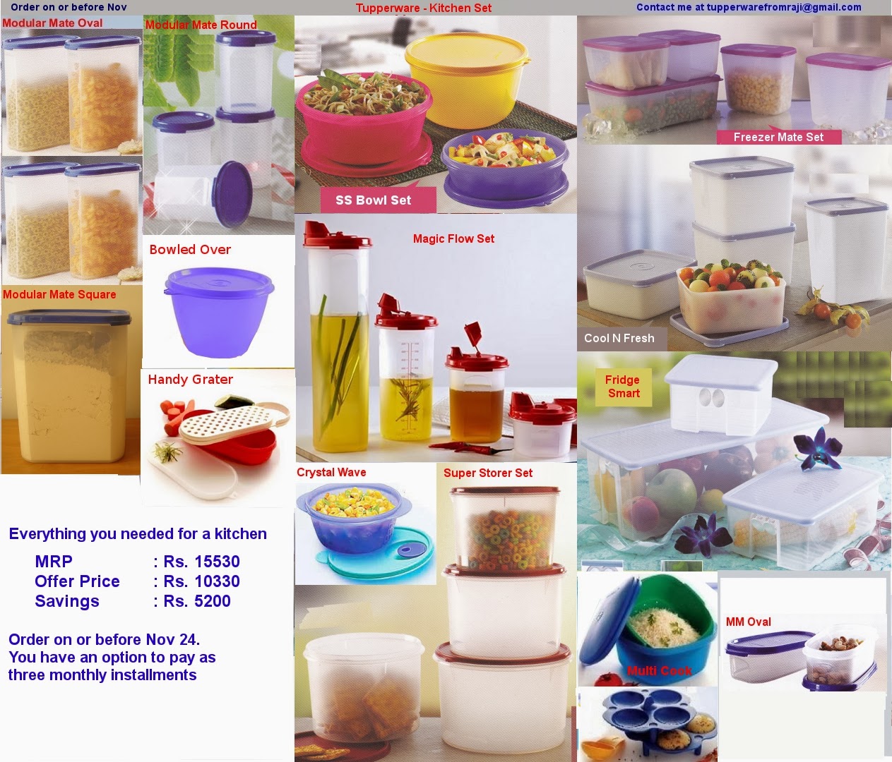 Baru 28+ Kitchen Set Tupperware