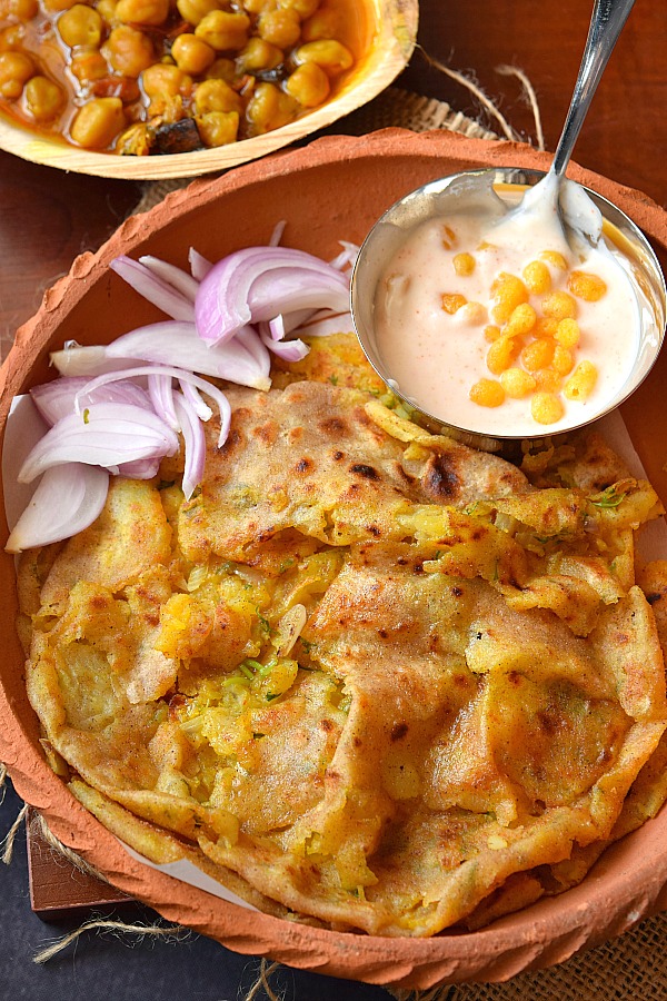 Naan Recipe (Aloo Pyaz Dhaba Style) | Savory Bites Recipes - A Food ...