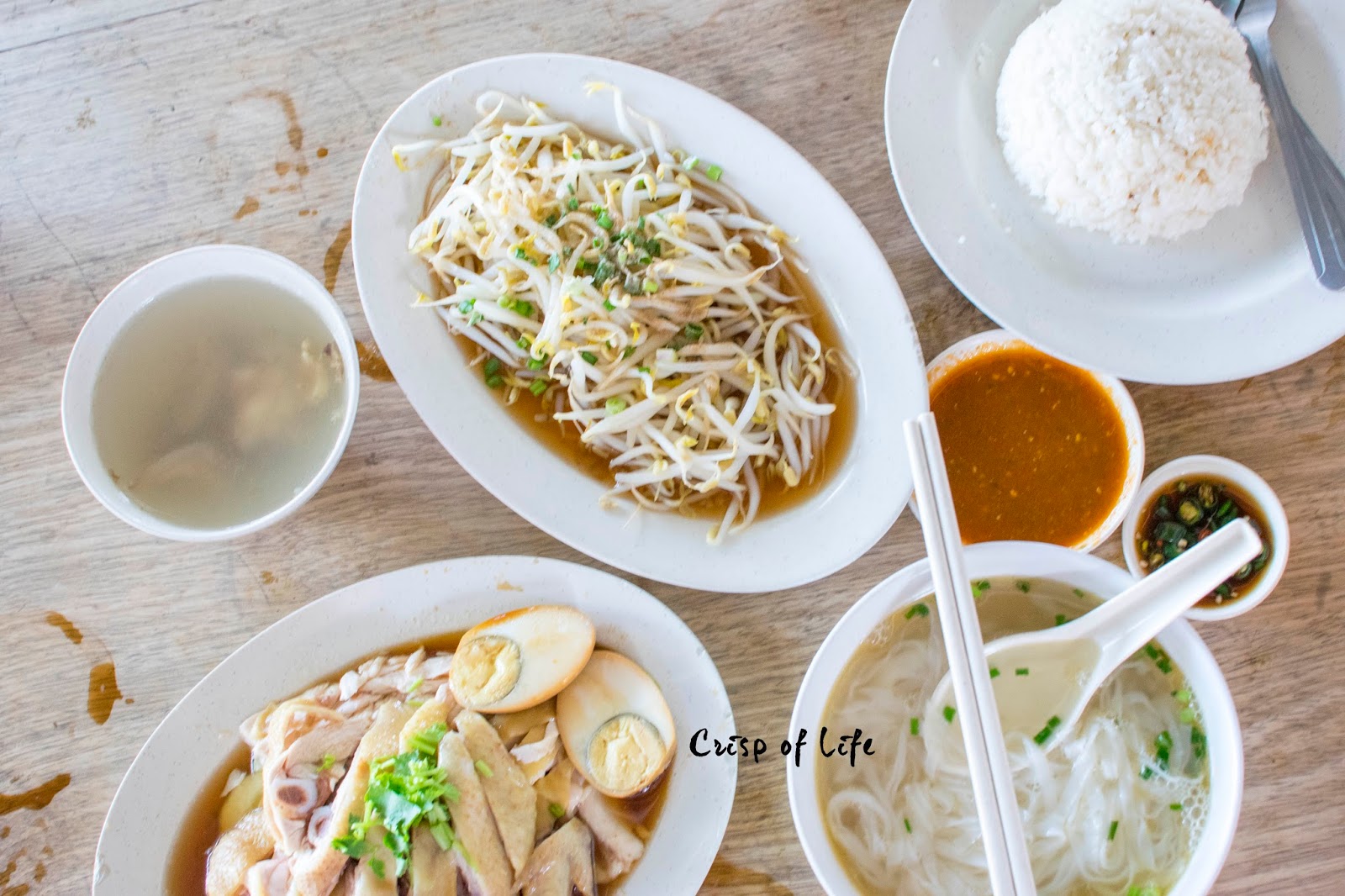 Boon Kee Ipoh's Bean Sprout Chicken Rice with Kopi Kao 文记怡保芽菜鸡 @ Relau ...