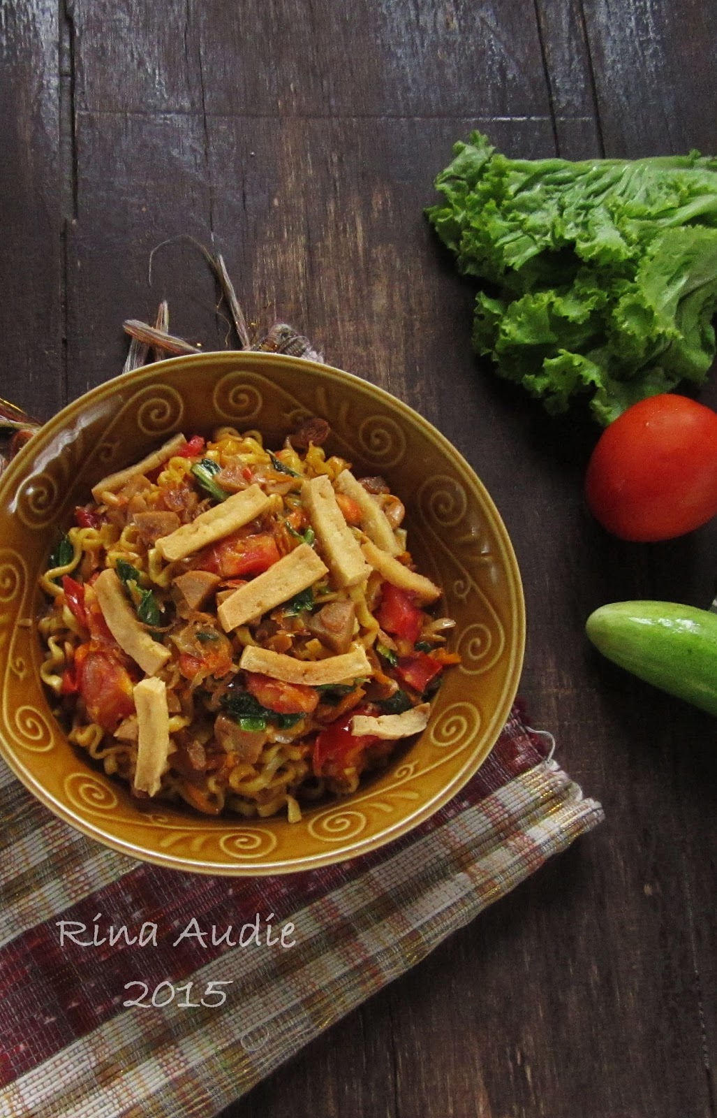 Mie Goreng Tahu Bumbu Tauco Pedas - DapurManis