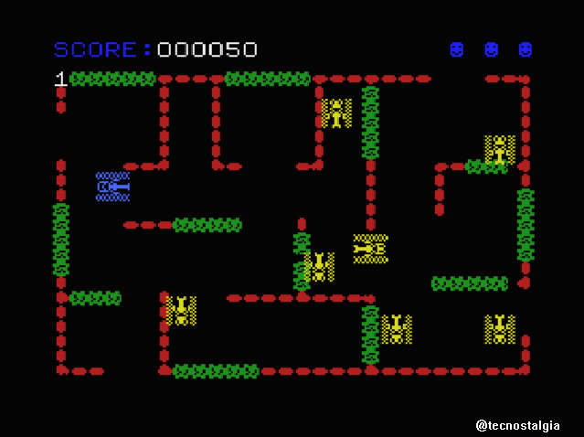 8 Bits Wiki: Heli Tank Ascii 1983 (MSX)