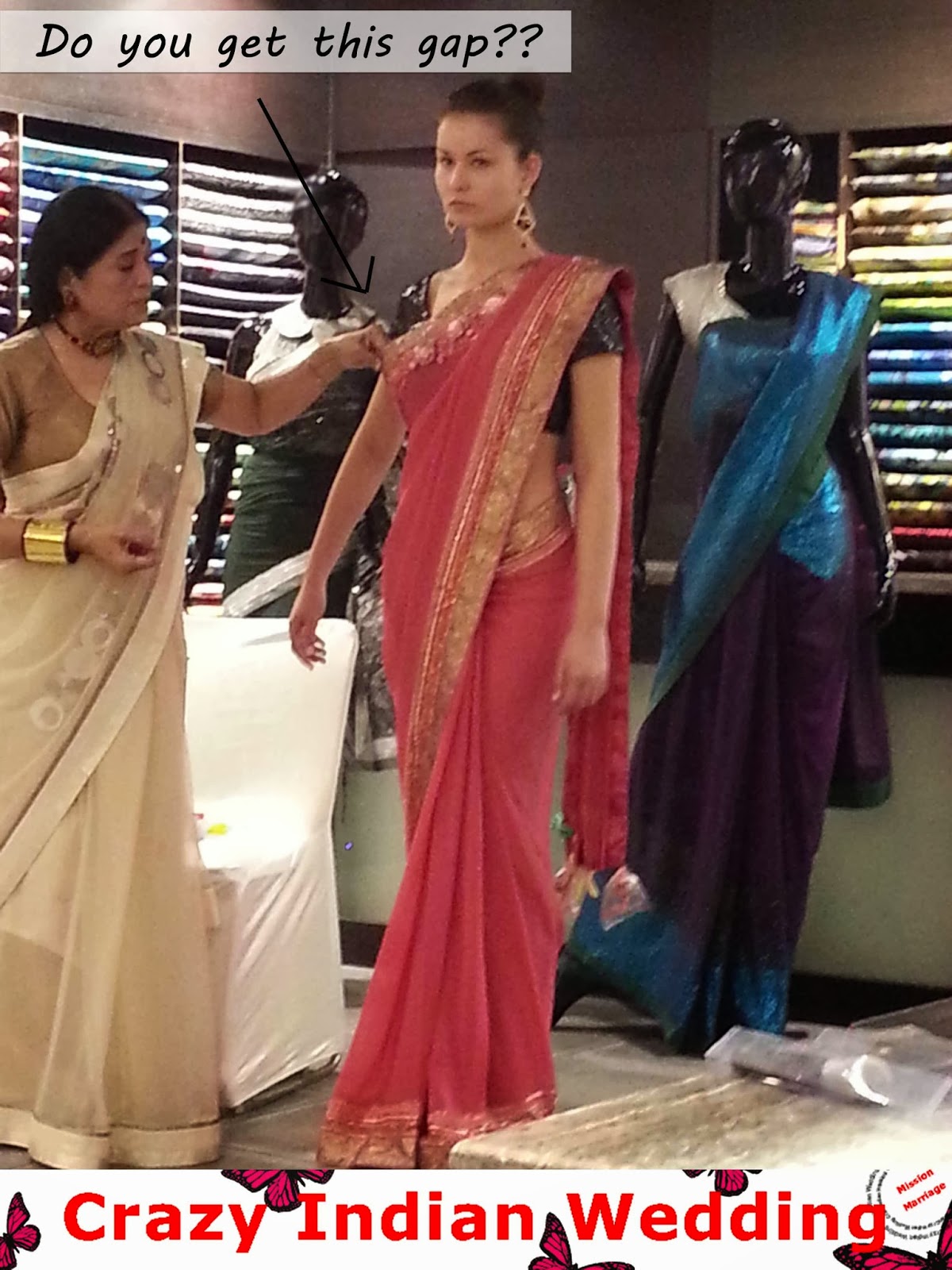 Crazy Indian Wedding : Mission Marriage: Dummy Guide to Saree Tying ...
